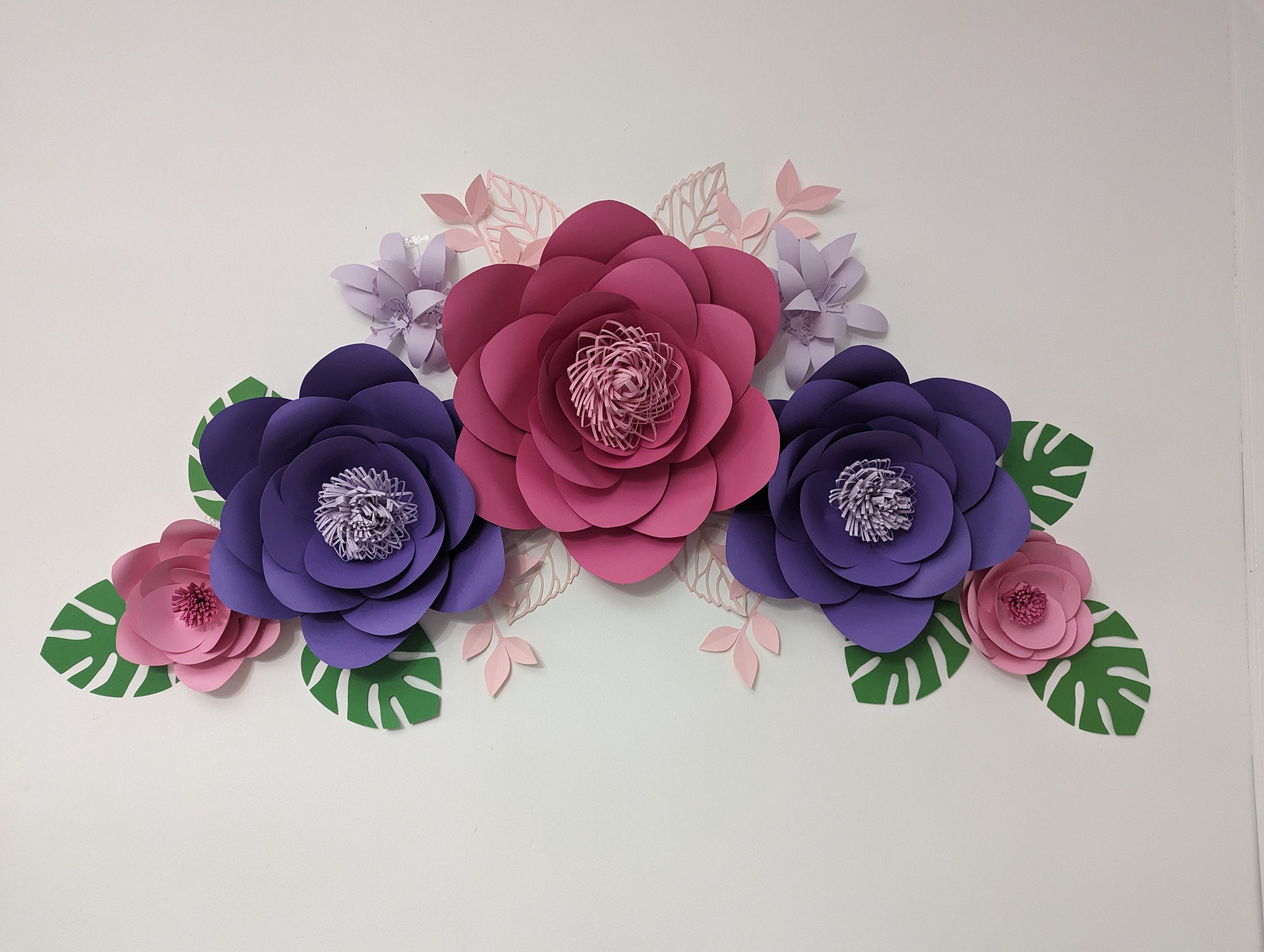 Handmade Paper Flower Arch, Bespoke, Nursery Decor, Home Decor, Salon ...