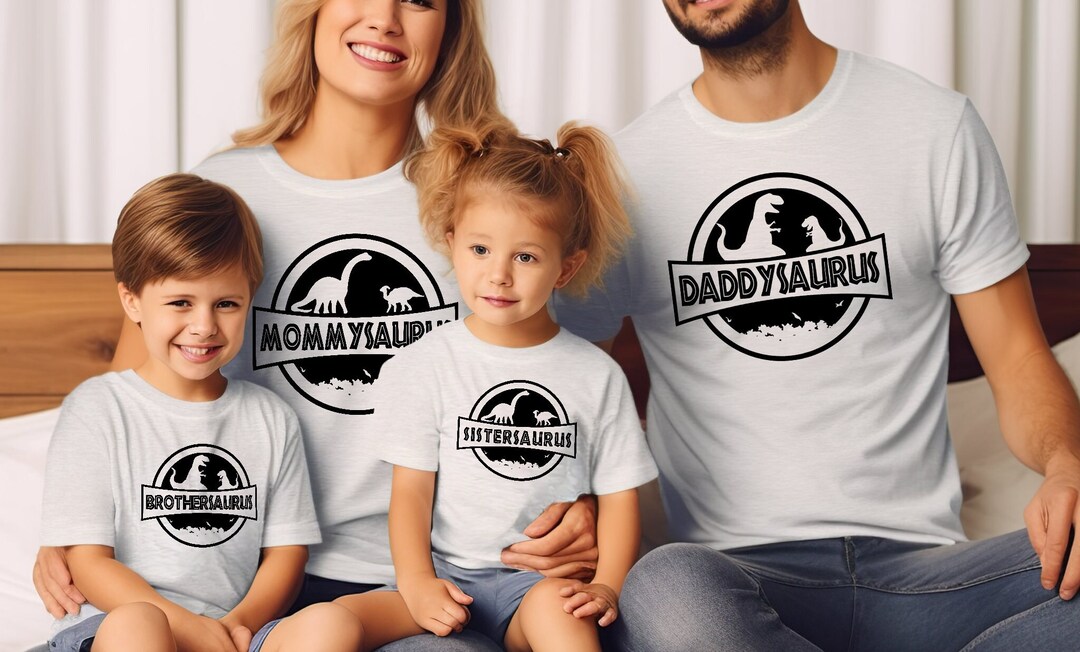 Custom Matching Family Saurus Tshirts, Dinosaur Tee, Daddysaurus ...
