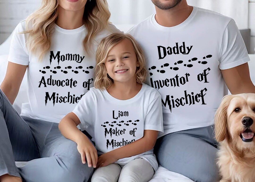 Daddy Mommy Mischief Shirt, Mischief Maker Shirt, Matching Lover Shirt ...
