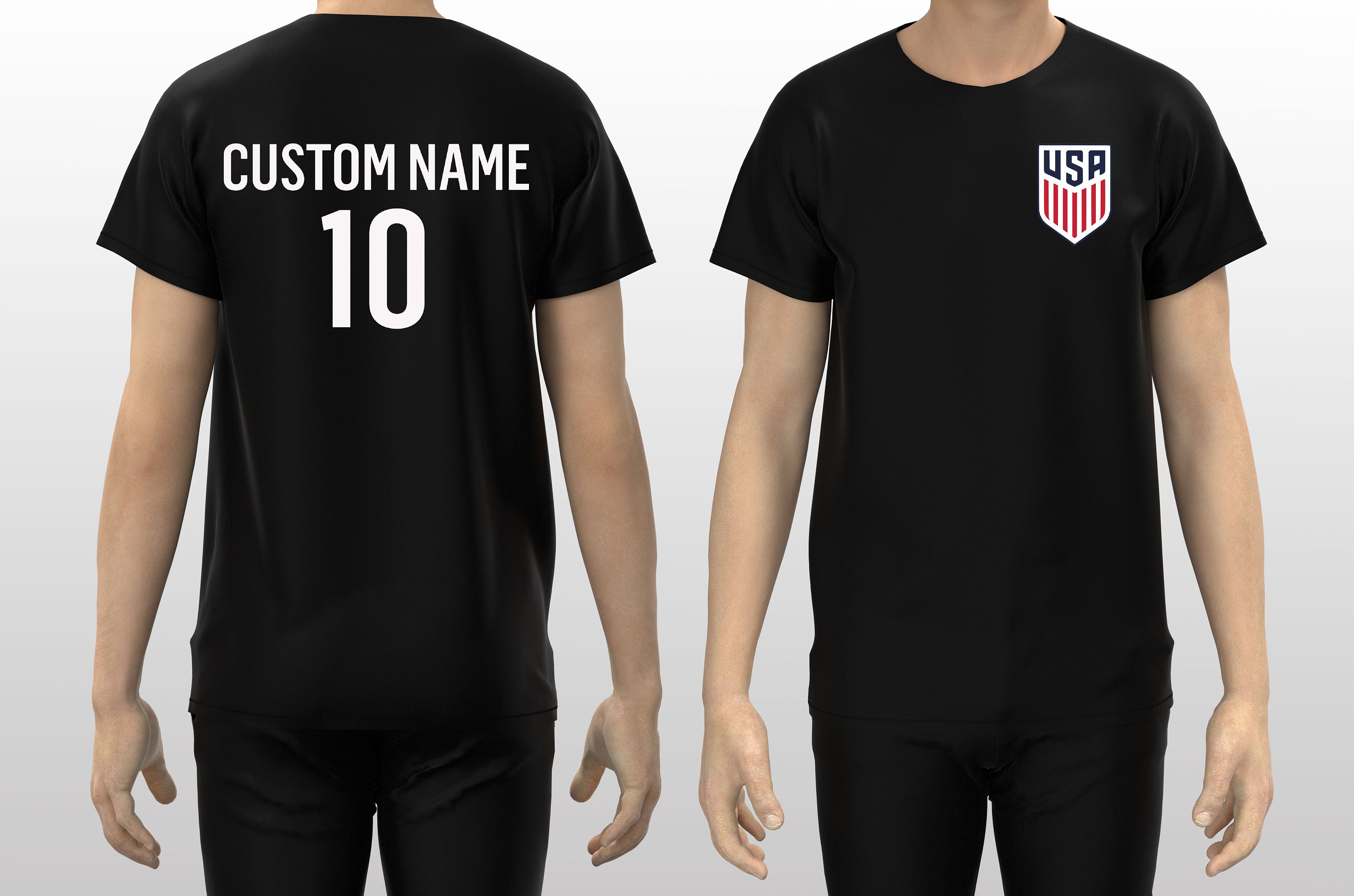 Camiseta personalizada de la Copa del Mundo, camiseta con el logotipo ...