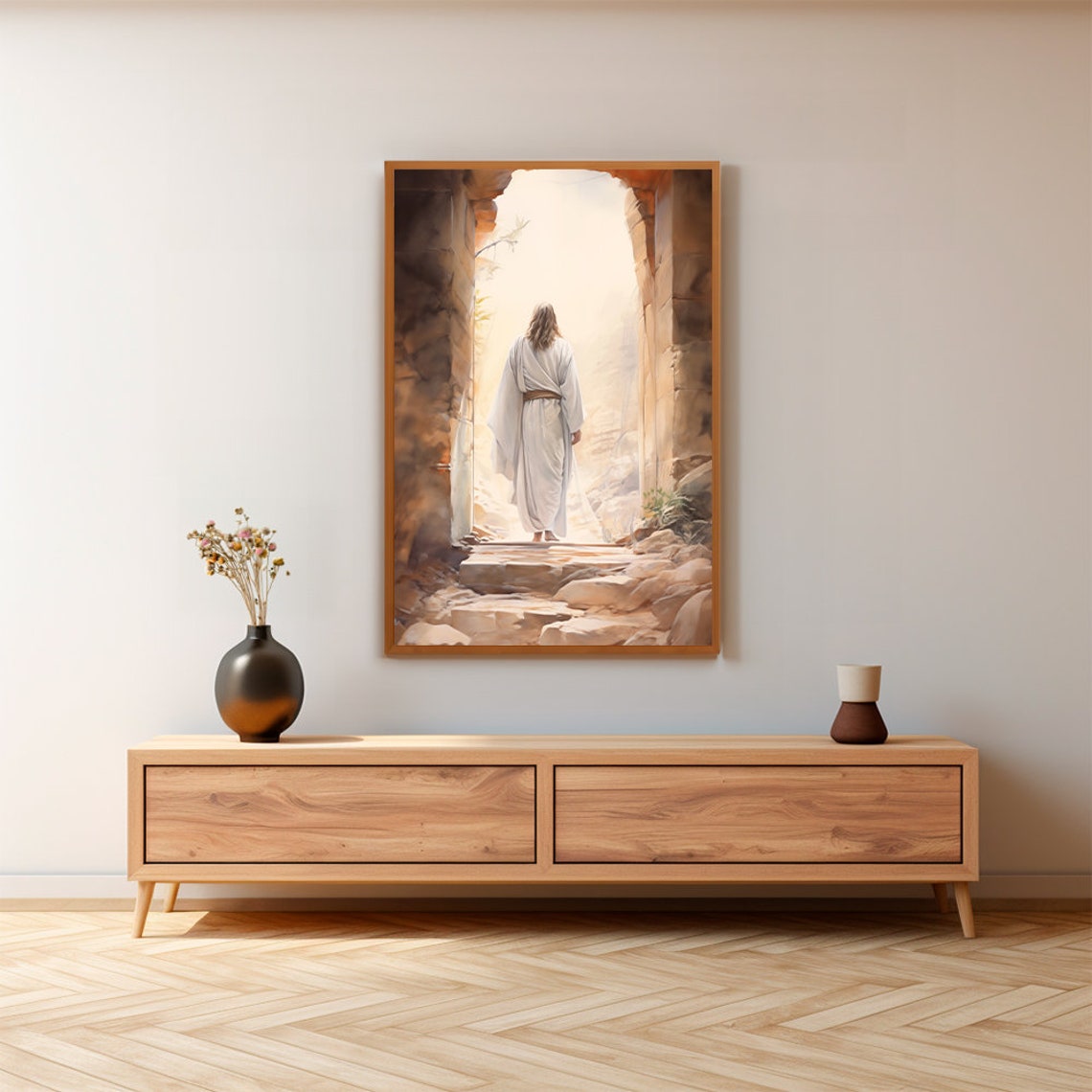 He is Risen Digital Print Resurrection Risen Lord Jesus Resurrection ...