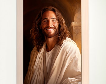 Smiling Christ Jesus Laughing Jesus Smiling Picture of Jesus Jesus ...