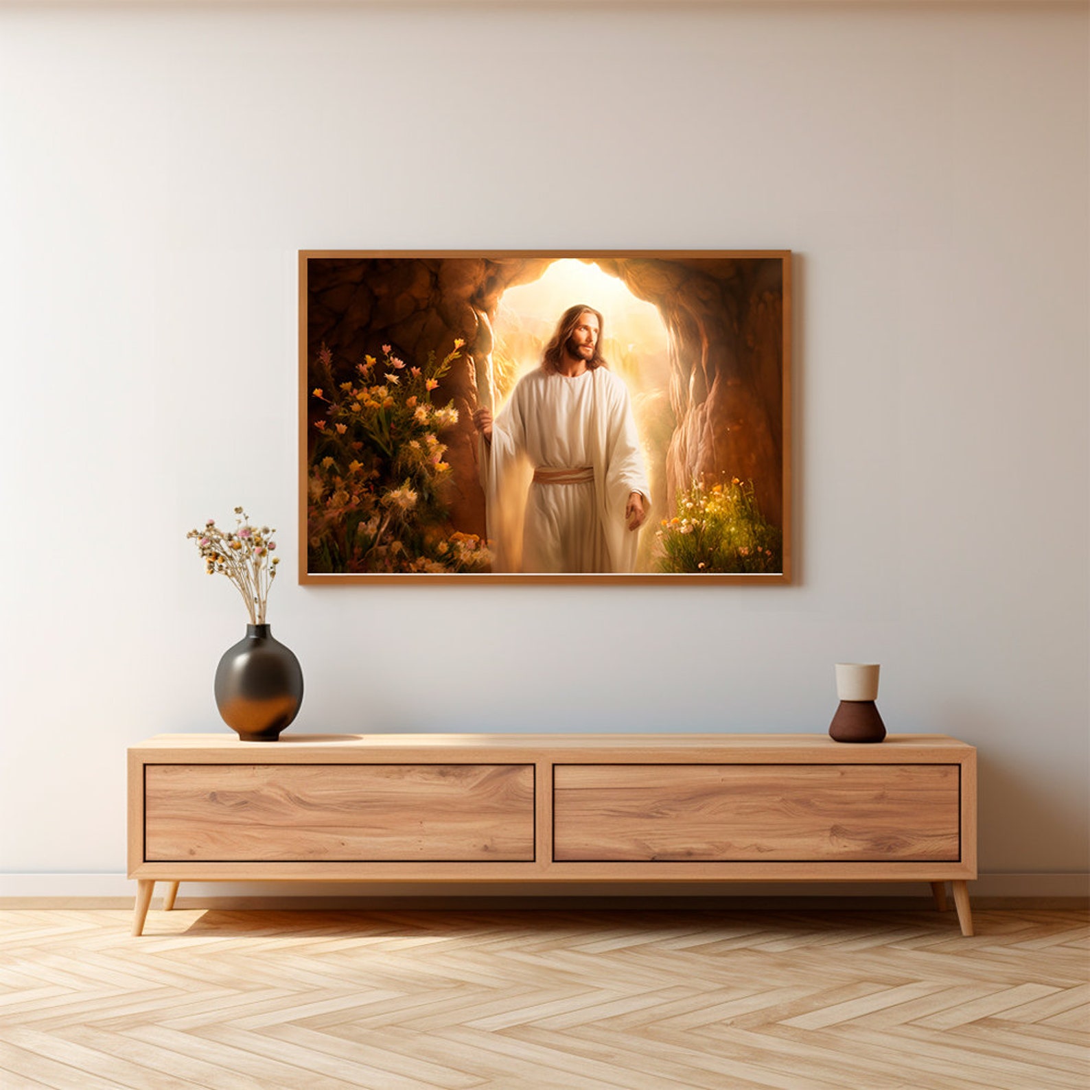 He is Risen Digital Print Resurrection Risen Lord Jesus Resurrection ...