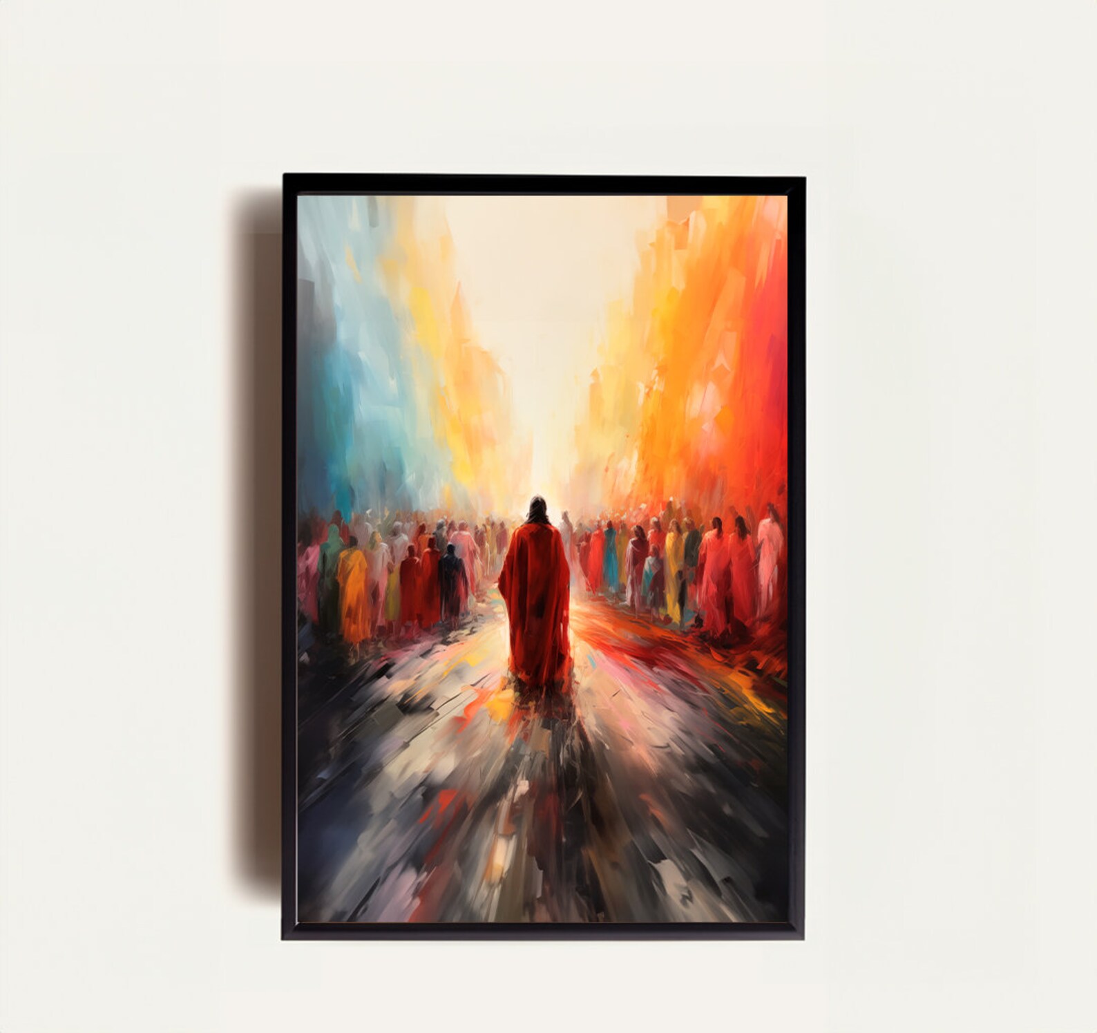 Jesus Feeds the 5000, Digital Print, God Provides, Feeding of the 5000 ...