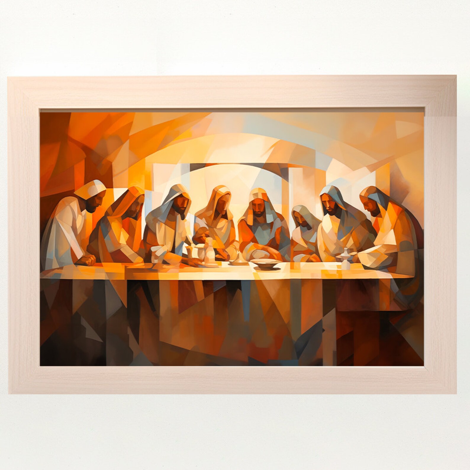 The Last Supper Landscape, Digital Print, Matthew 26:26-29, Sketches ...