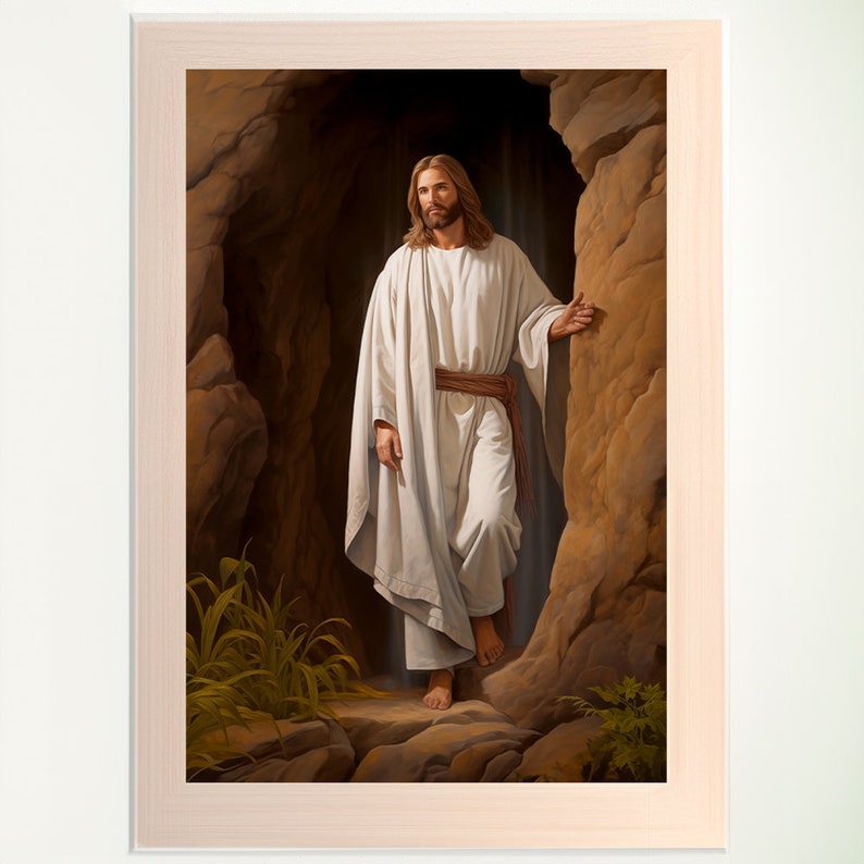 He is Risen Digital Print Resurrection Risen Lord Jesus Resurrection ...
