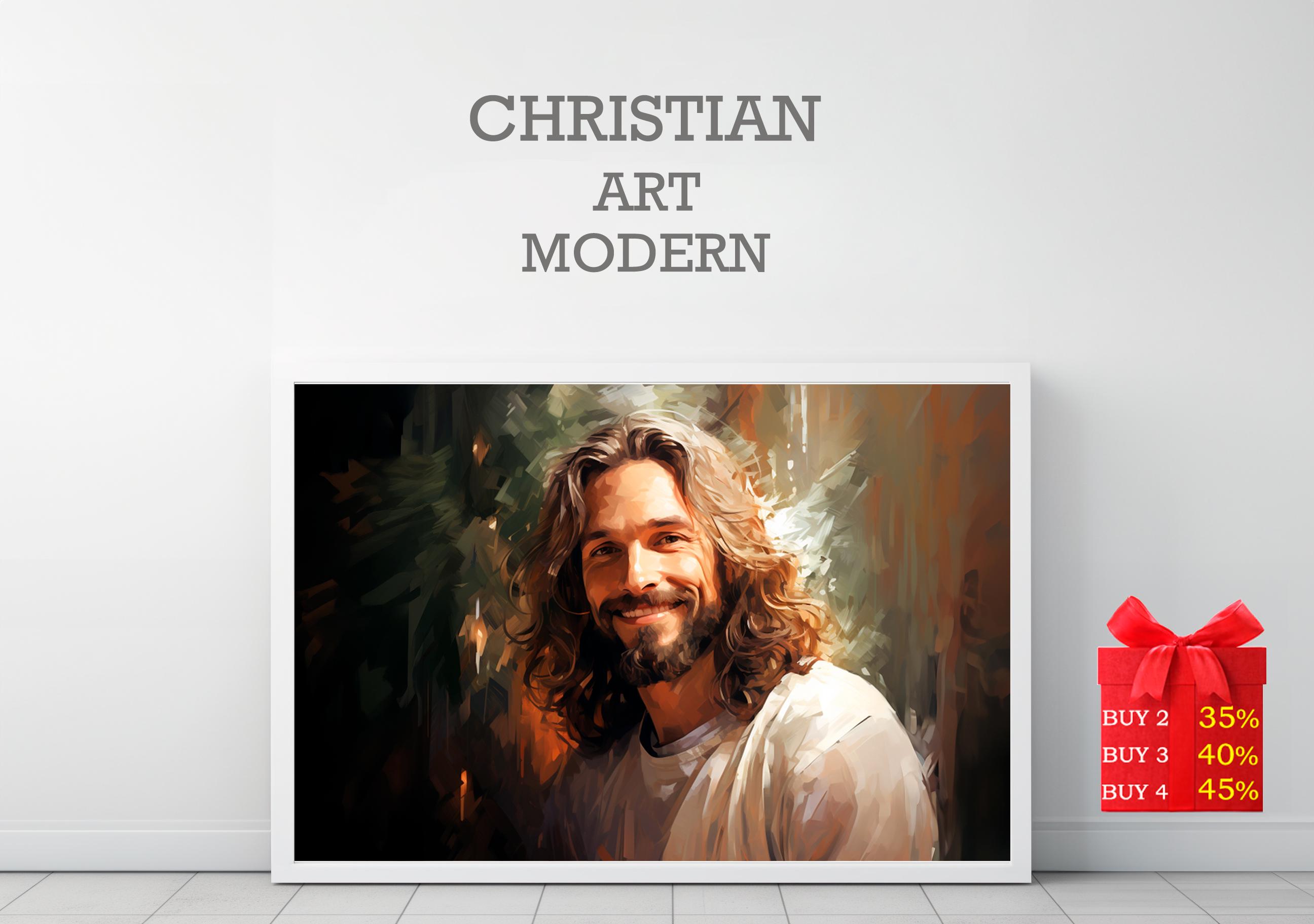 Jesus Laughing | Smiling Christ | DIGITAL PRINT! | Jesus Smiling ...