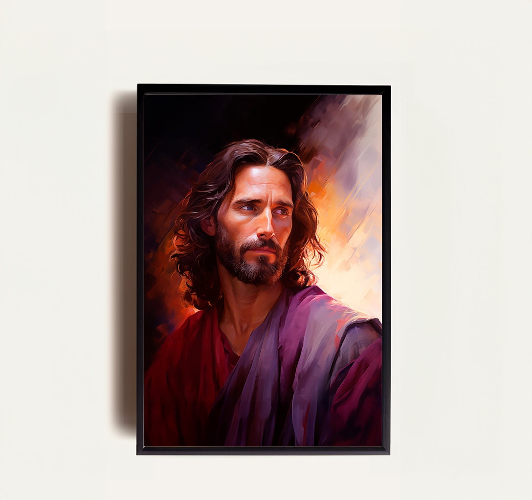 Pictures of Jesus Christ / DIGITAL PRINT / for God so Loved the World ...