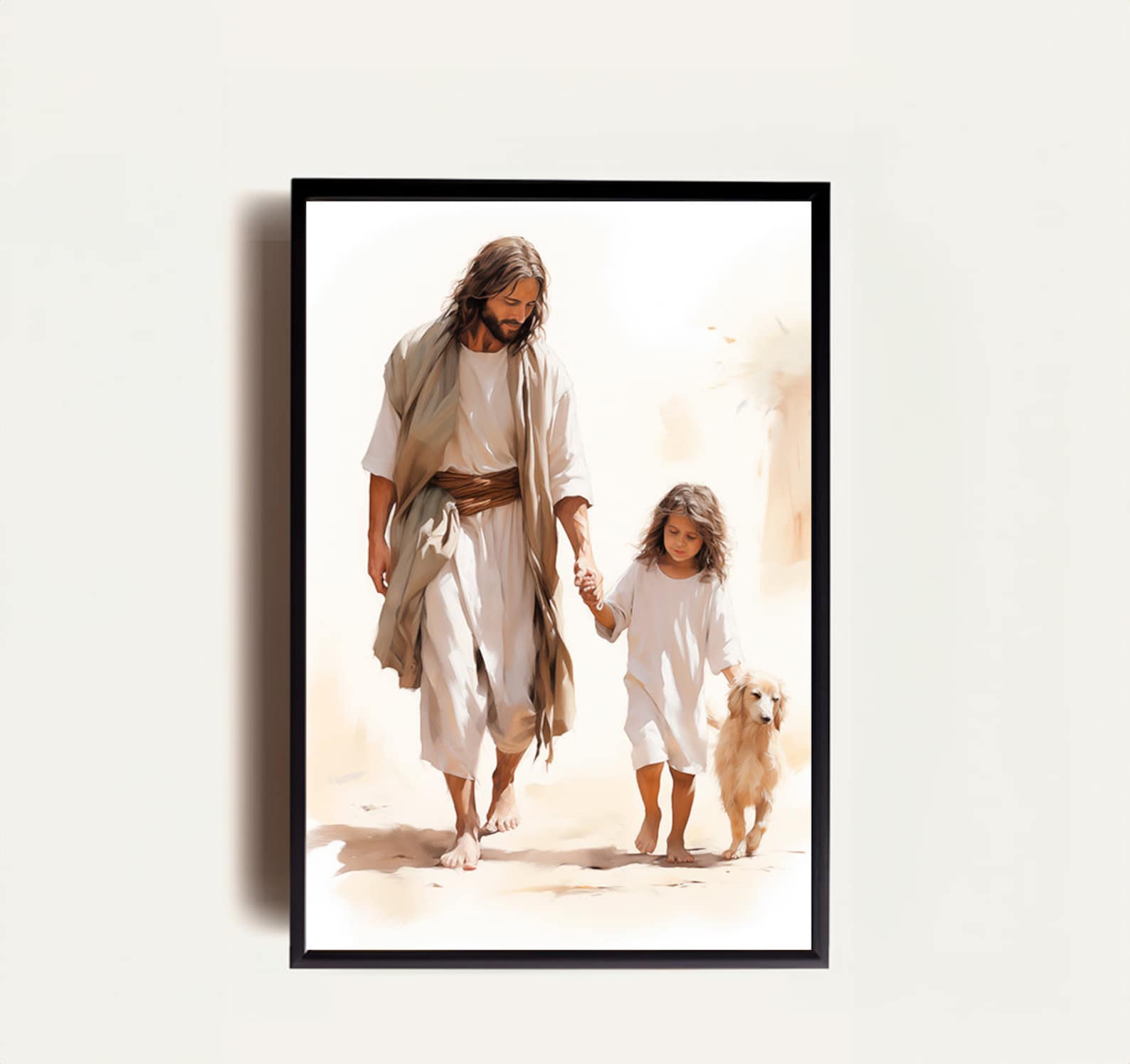 Christ With Child DIGITAL PRINT Jesus and Children Child of God I Am a ...