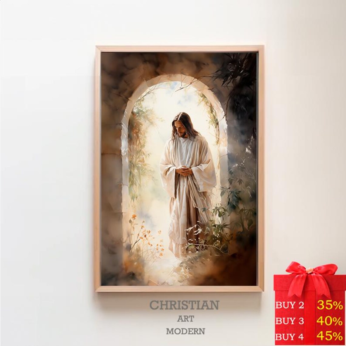 Jesus Prays in Gethsemane: Christian Watercolor Art (digital Print) - Etsy