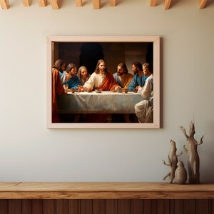 The Last Supper Landscape, Digital Print, Matthew 26:26-29, Sketches ...