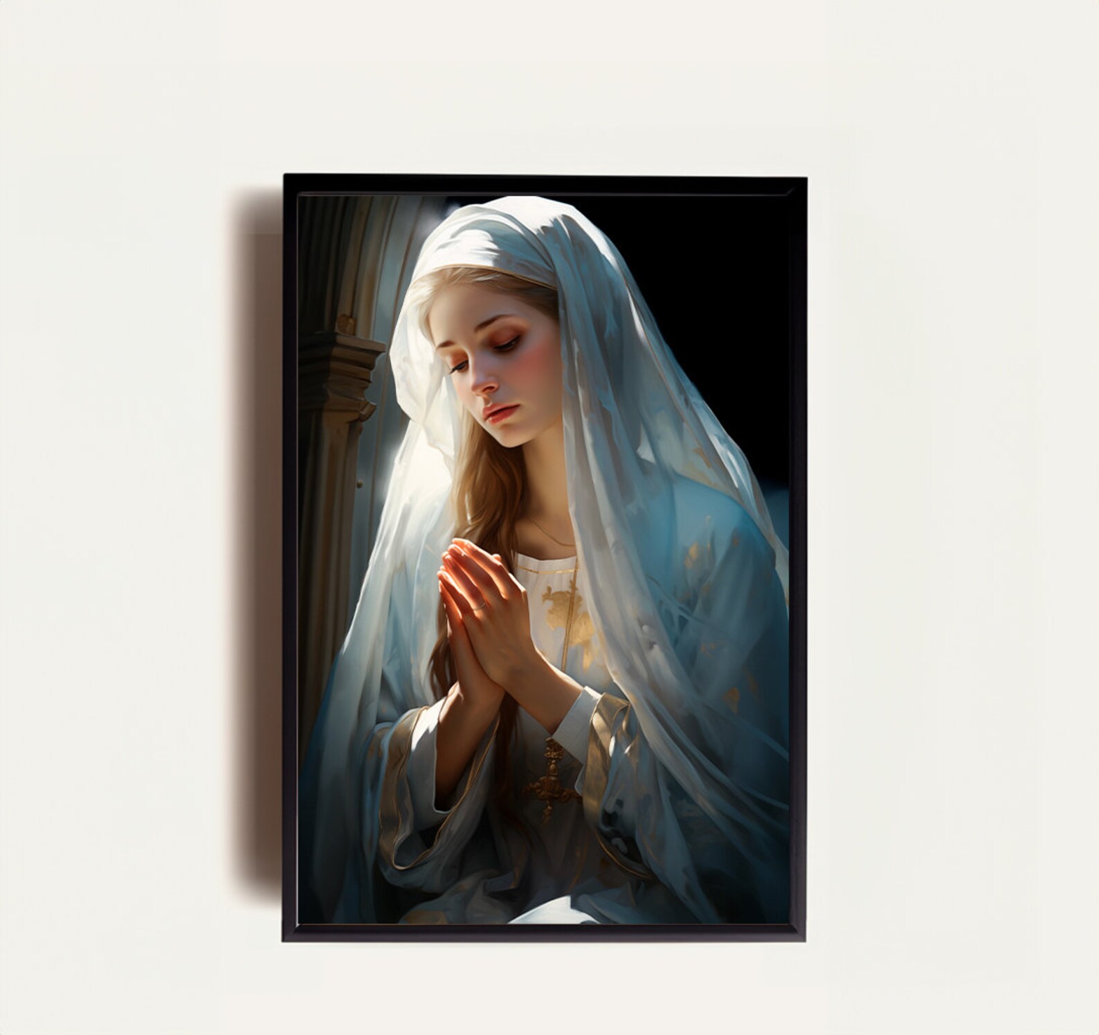 Mother Of Jesus Virgin Mary Digital Print Maddona Saint Mary Magdalene