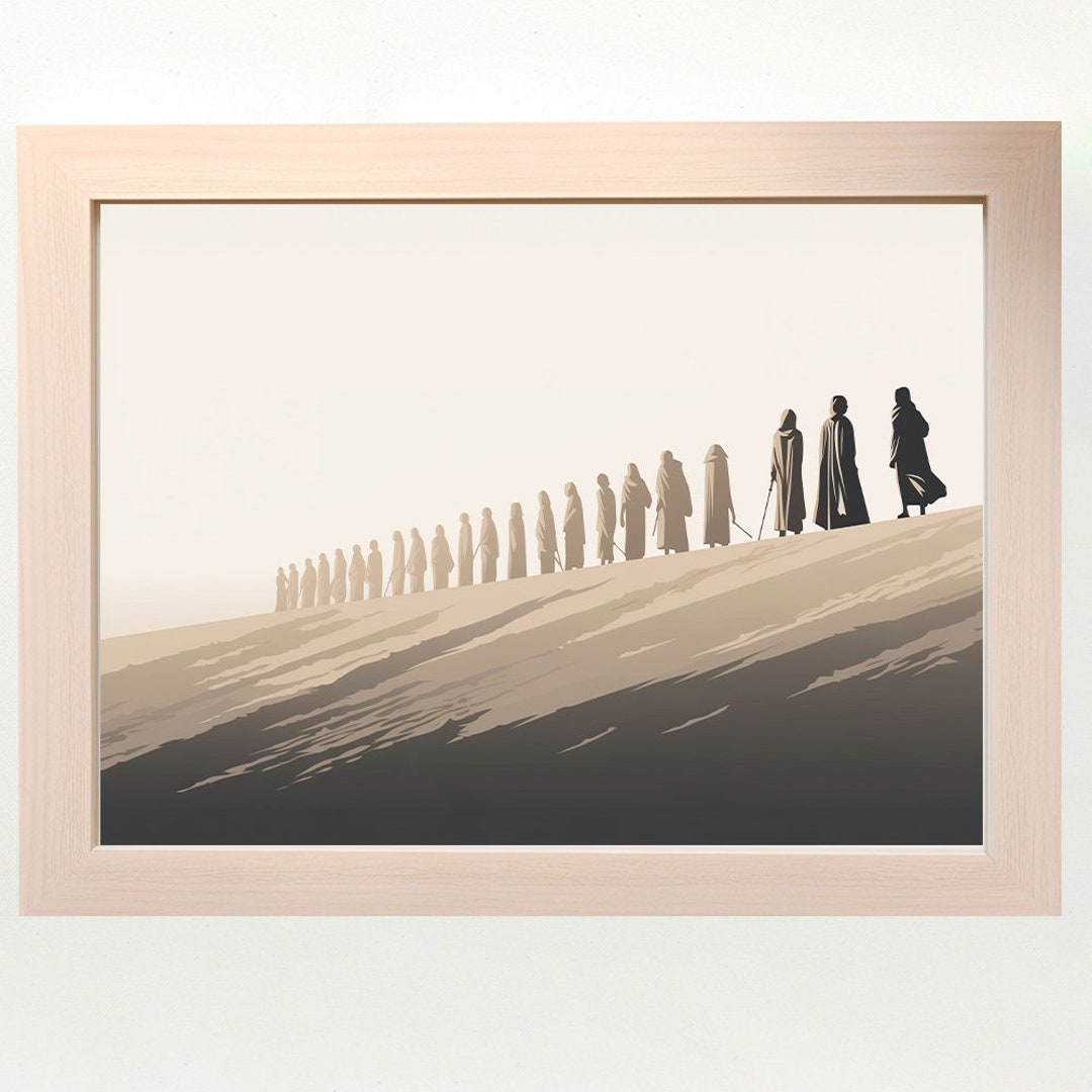 Follow Jesus Christ DIGITAL DOWNLOAD ONLY Come Follow Me Bible Art ...