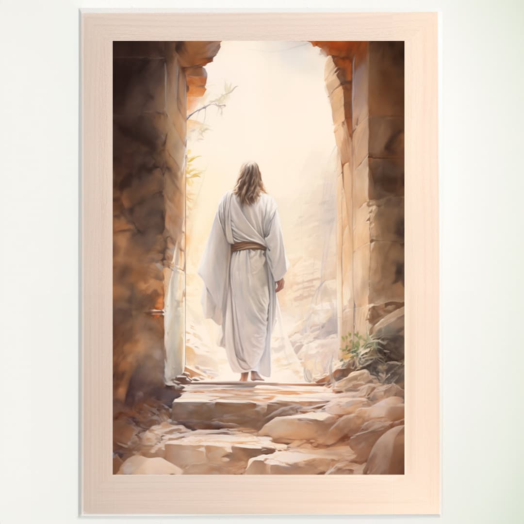 He is Risen | Digital Print | Resurrection | Risen Lord | Jesus ...