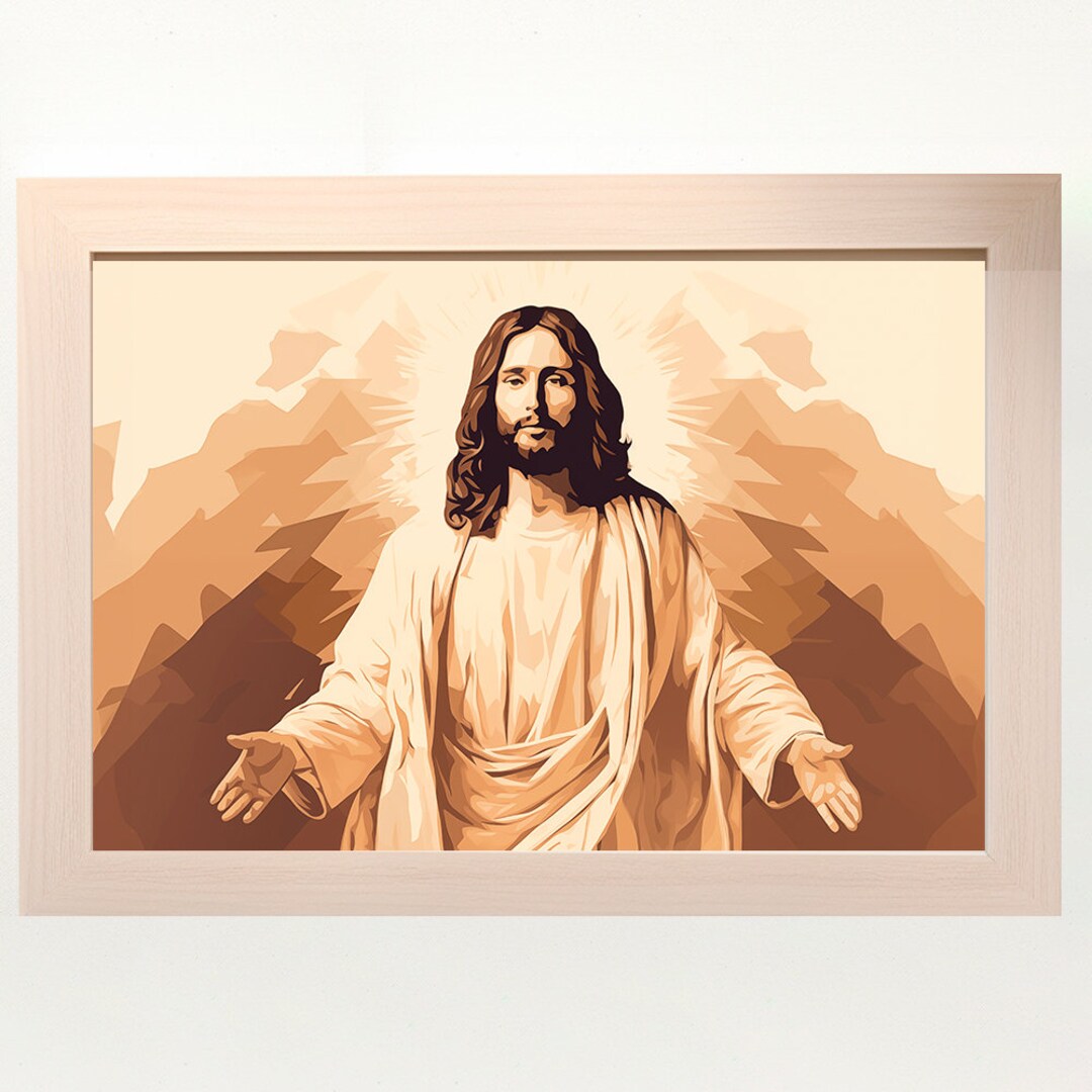 Ascension of Jesus Christ,digital Print,jesus Watercolor,jesus Wall Art ...