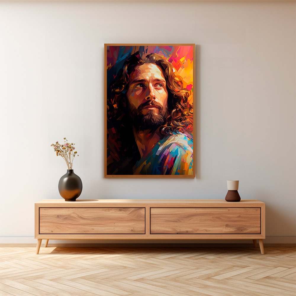 Pictures of Jesus Christ / DIGITAL PRINT / for God so Loved the World ...