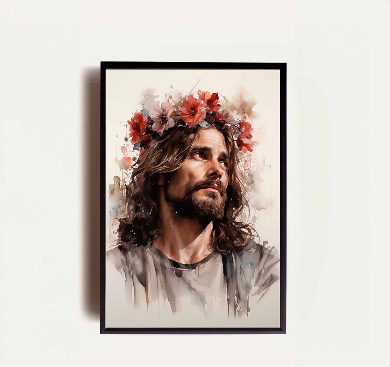 Pictures of Jesus Christ / DIGITAL PRINT / for God so Loved the World ...