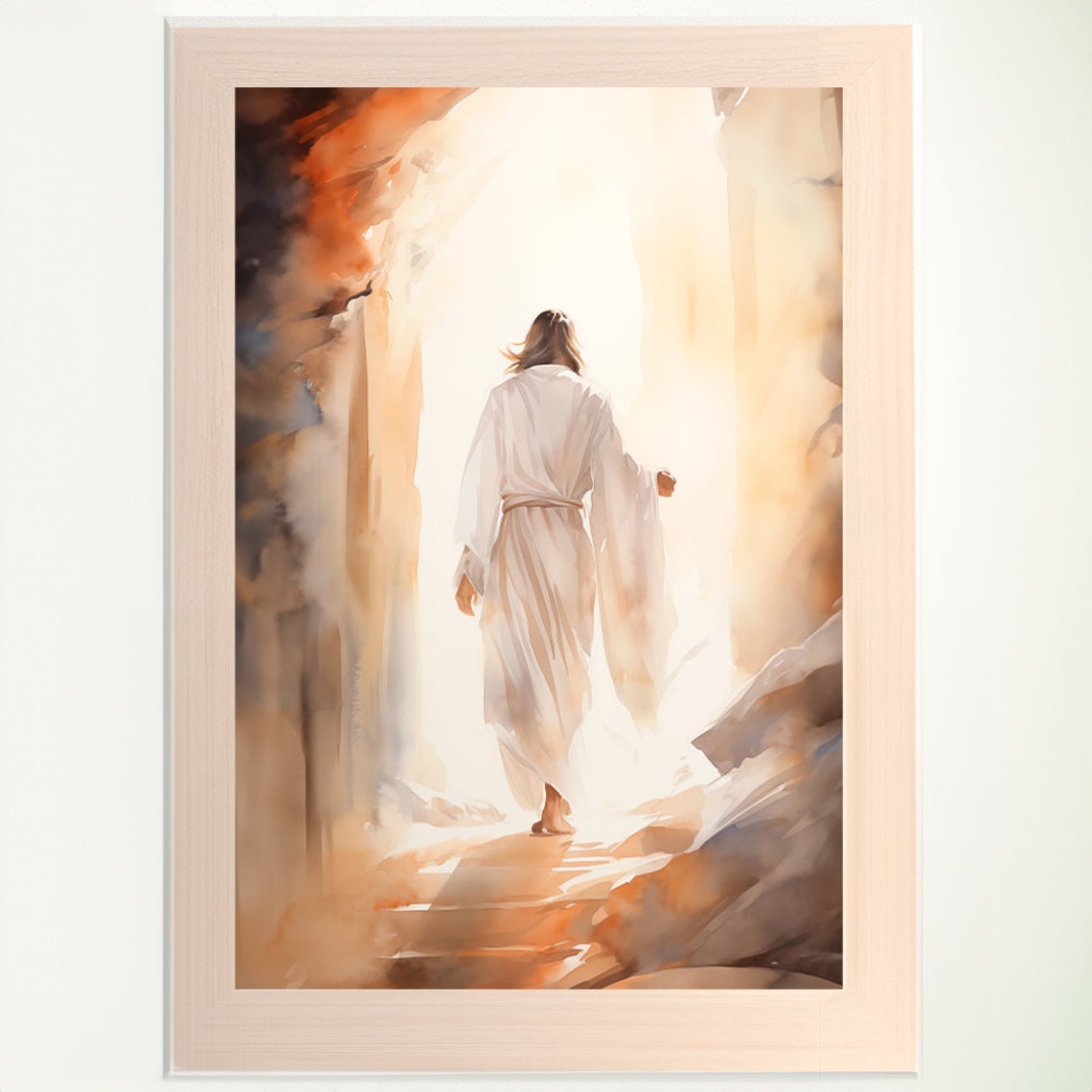 He is Risen Digital Print Resurrection Risen Lord Jesus Resurrection ...