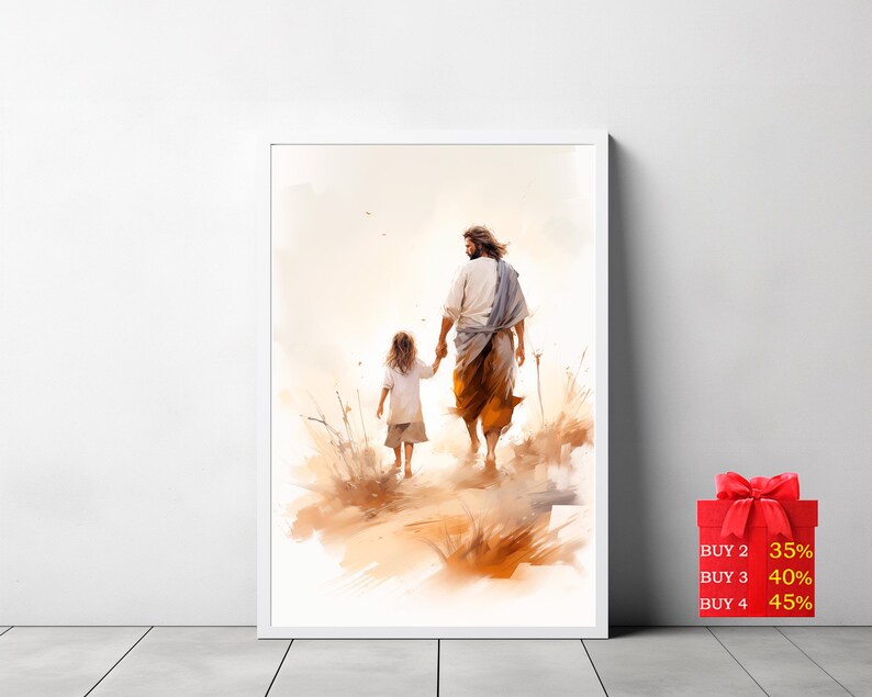 Christ With Child | DIGITAL PRINT! | Jesus and Children | Child of God ...