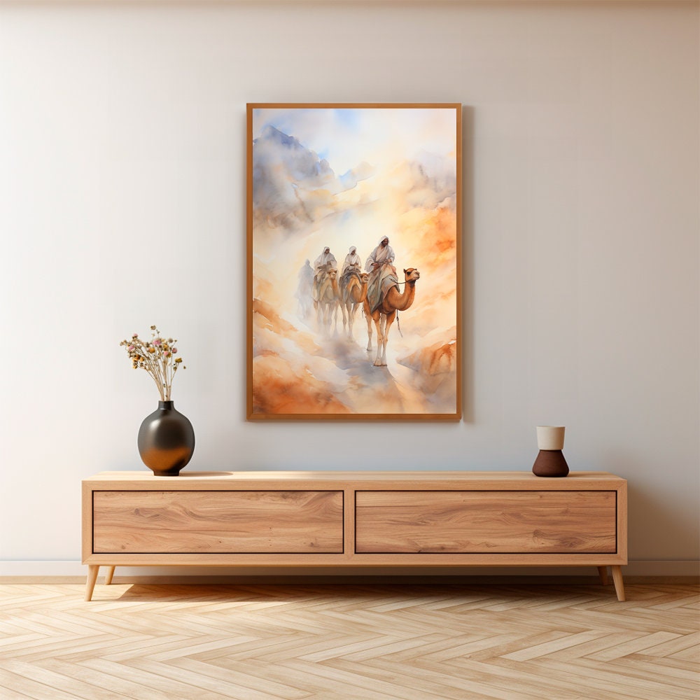 Three Wise Men, Magi, DIGITAL PRINT, Nativity Scene, Birth of Jesus ...