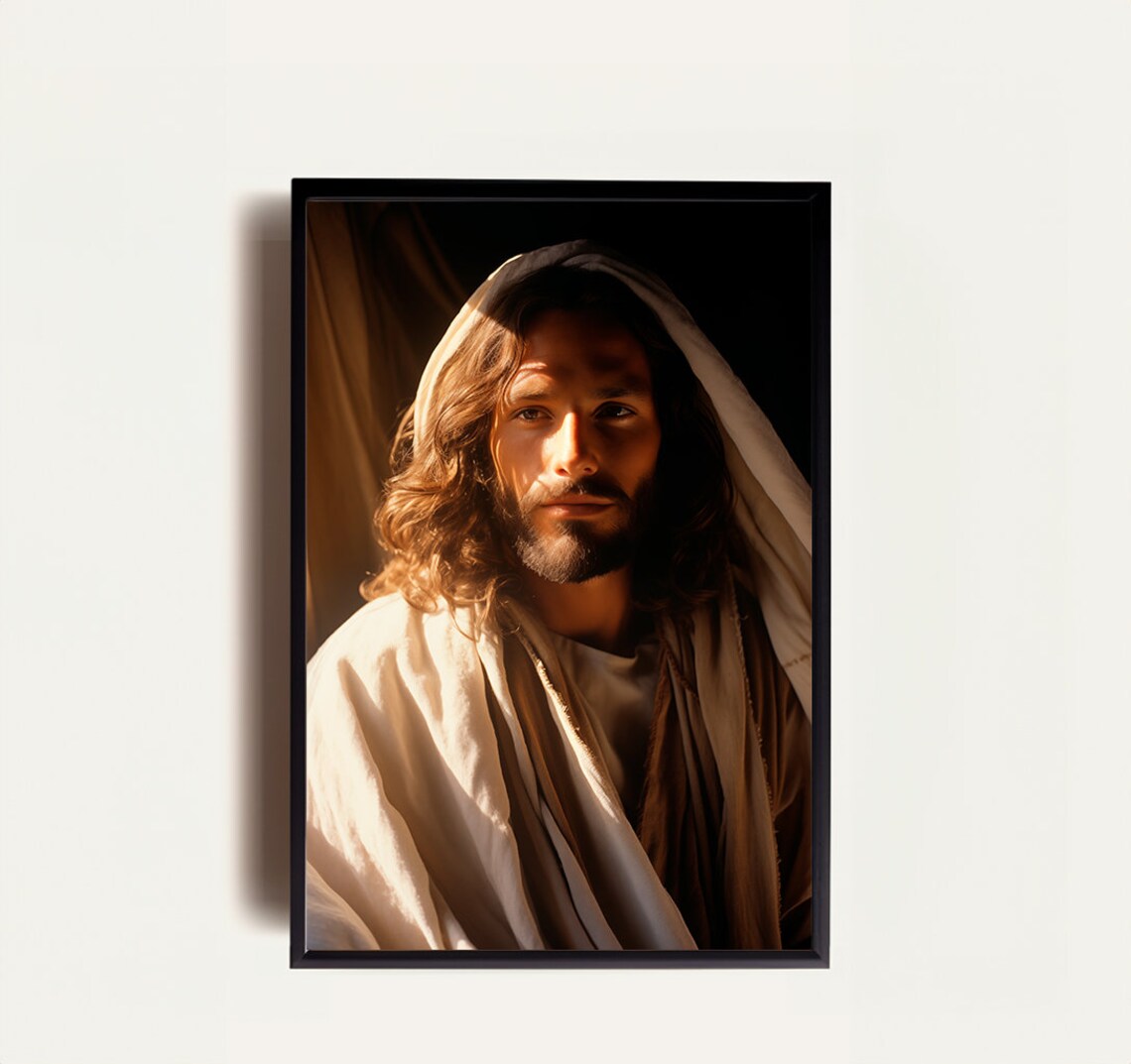 Pictures of Jesus Christ / DIGITAL PRINT / for God so Loved the World ...