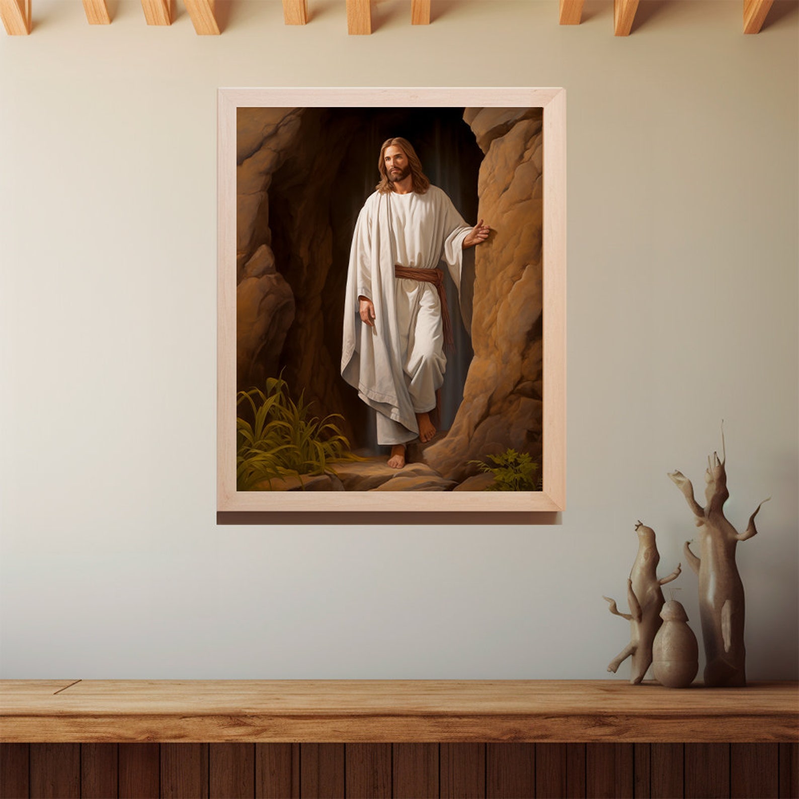 He is Risen Digital Print Resurrection Risen Lord Jesus Resurrection ...
