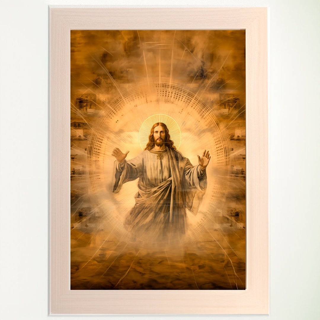 Ascension of Jesus Christ,digital Print,jesus Watercolor,jesus Wall Art ...