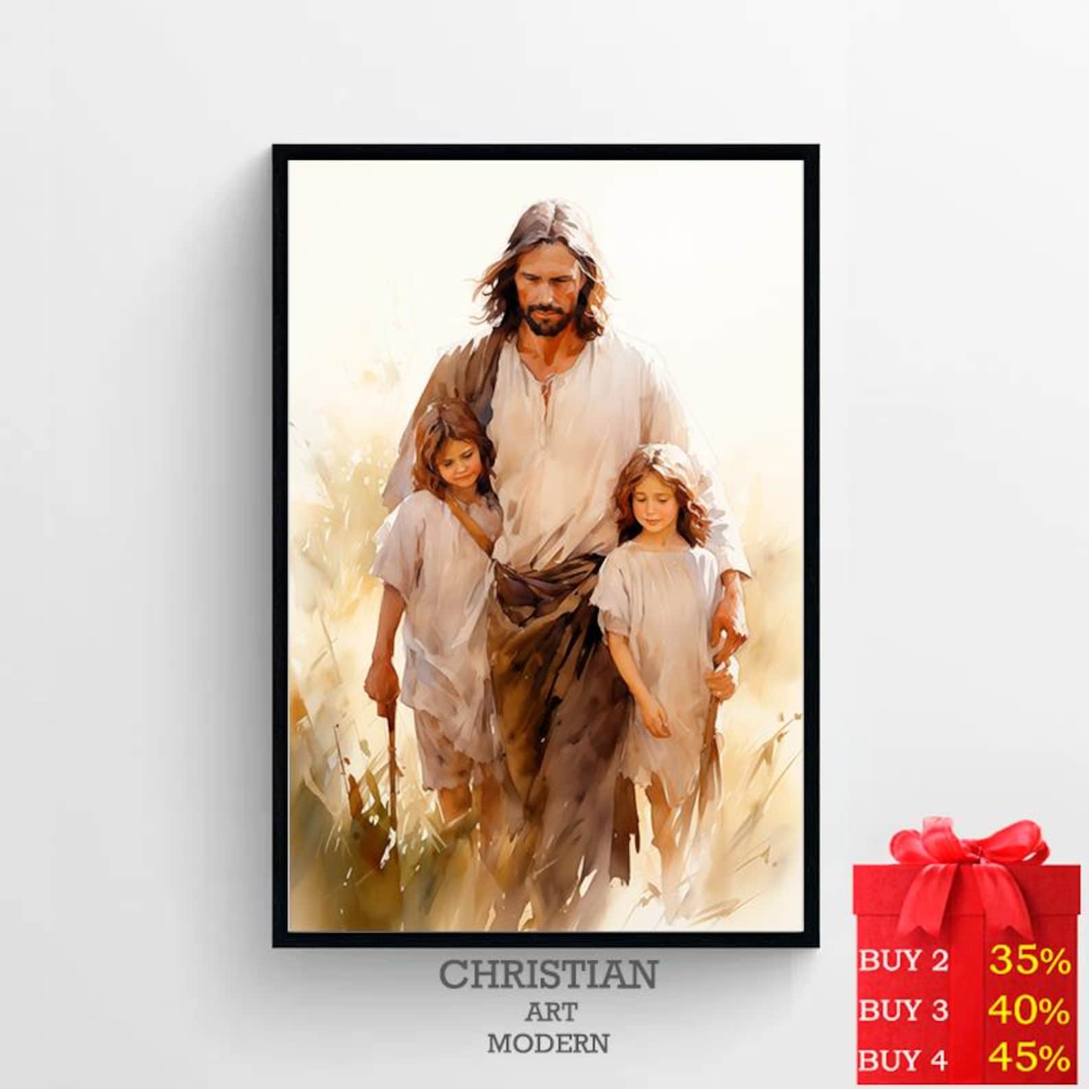 Christ With Child | DIGITAL PRINT! | Jesus and Children | Child of God ...
