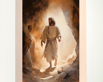 He is Risen Digital Print Resurrection Risen Lord Jesus Resurrection ...