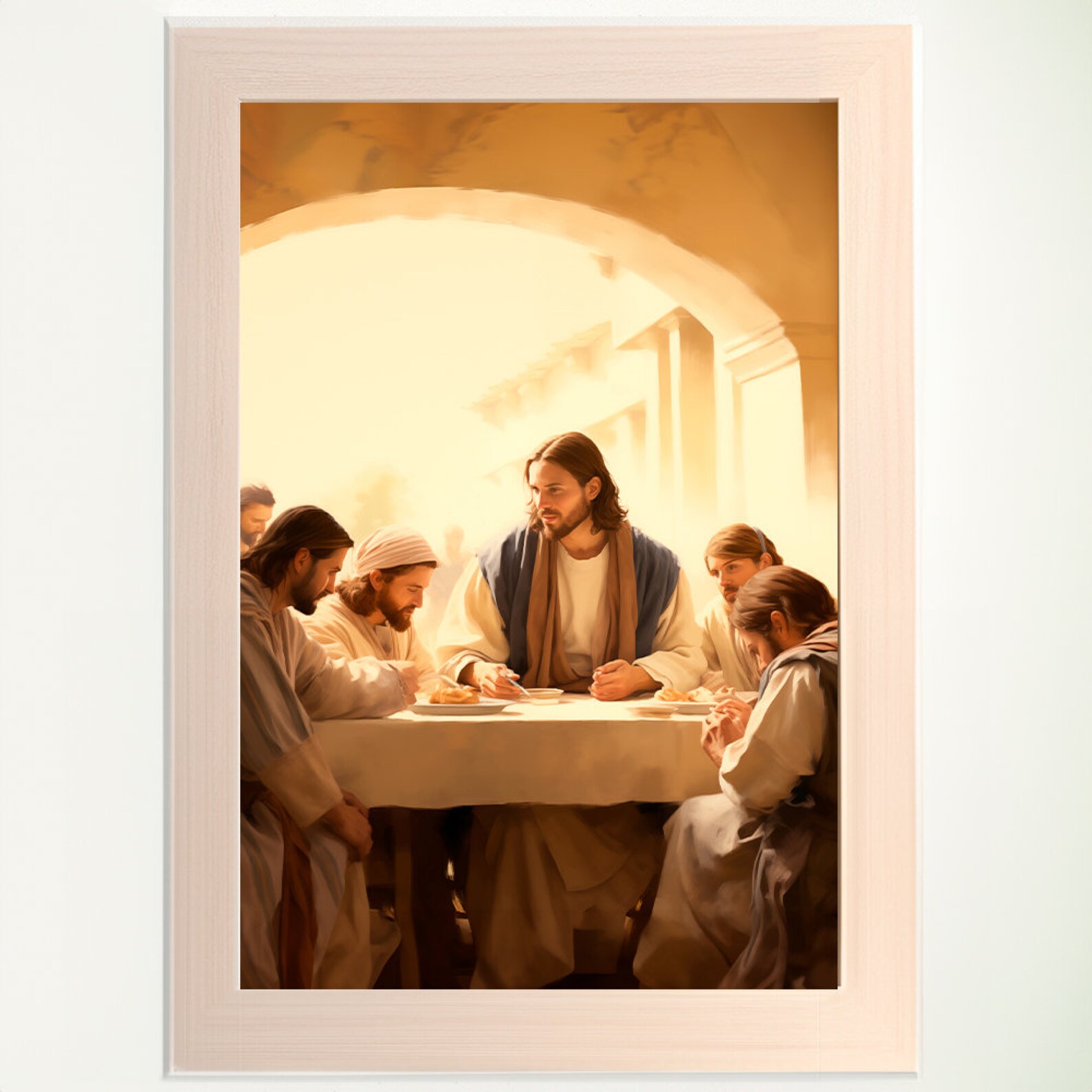 The Last Supper Landscape, Digital Print, Matthew 26:26-29, Sketches ...
