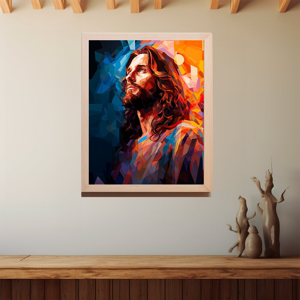 Pictures of Jesus Christ / DIGITAL PRINT / for God so Loved the World ...