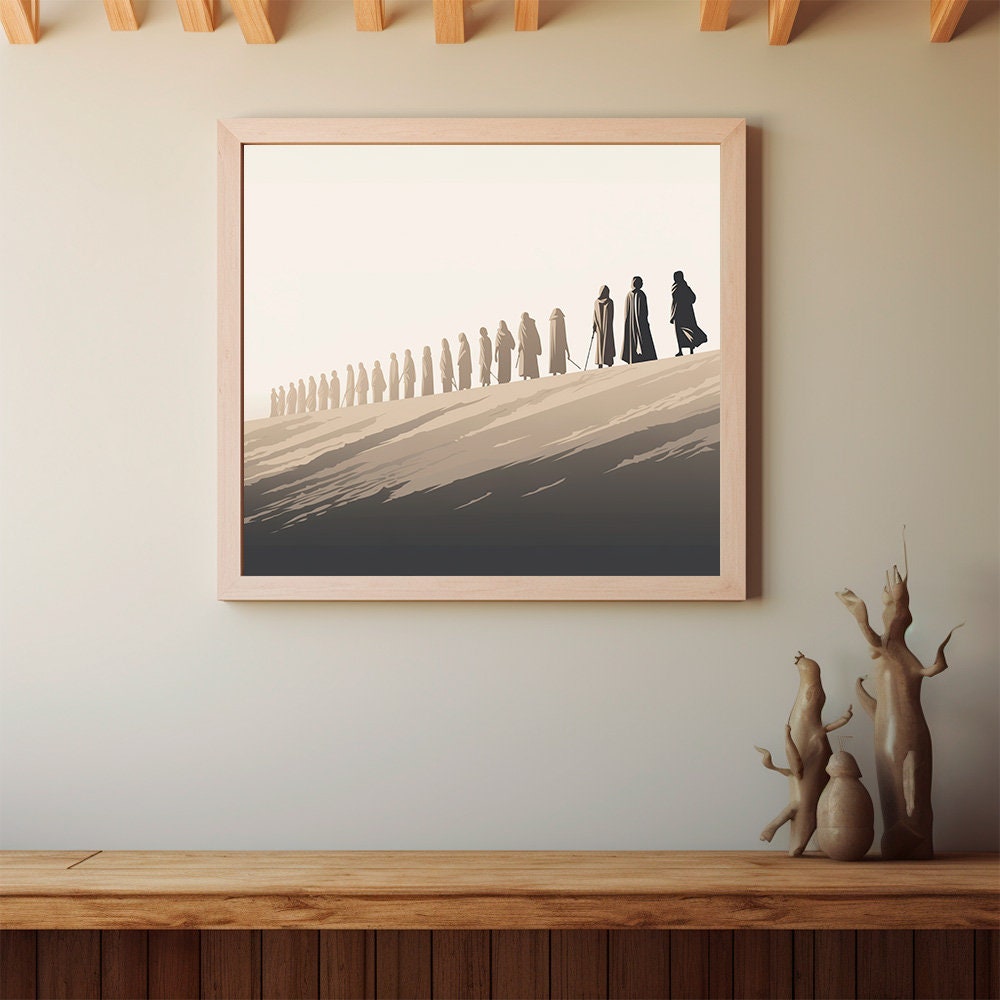 Follow Jesus Christ DIGITAL DOWNLOAD ONLY Come Follow Me Bible Art ...