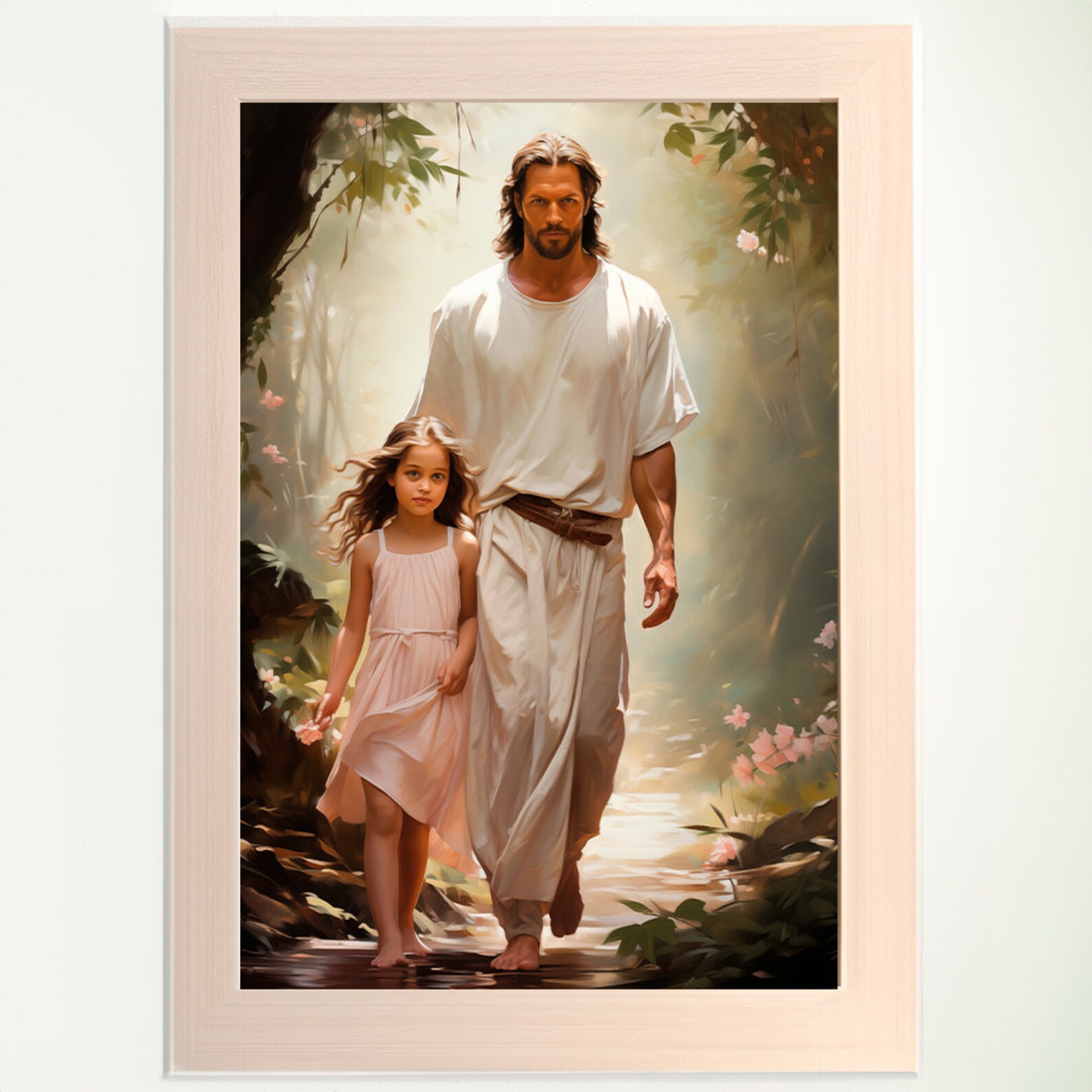 Christ With Child DIGITAL PRINT Jesus and Children Child of God I Am a ...
