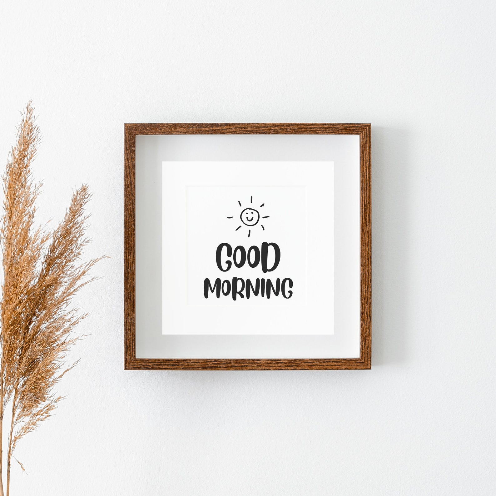 Good Morning Wall Print, Bedroom Poster, Housewarming Gift, Dining Room ...