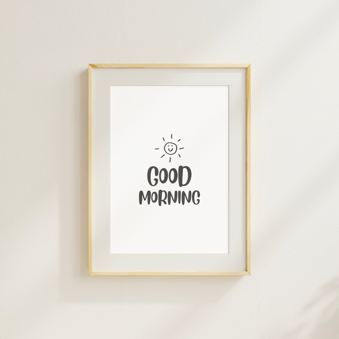 Good Morning Wall Print, Bedroom Poster, Housewarming Gift, Dining Room ...
