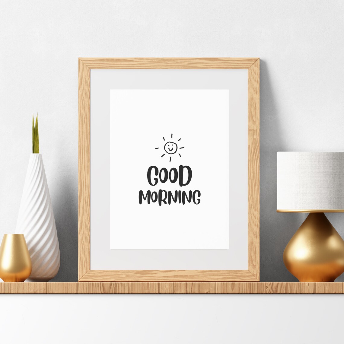 Good Morning Wall Print, Bedroom Poster, Housewarming Gift, Dining Room ...