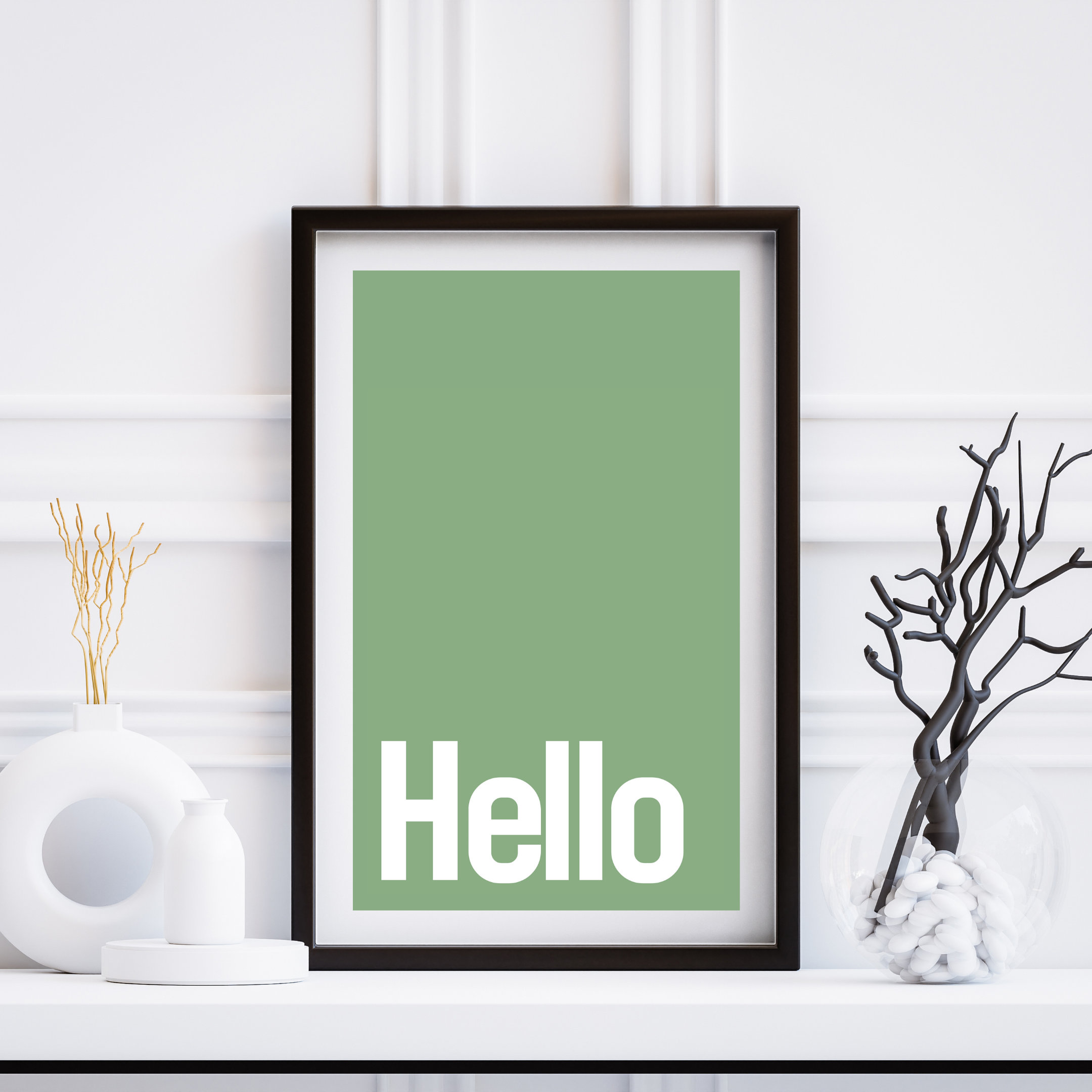 Hello Print, Welcome Sign, Entrance Wall Art, Welcome, Typo Posters ...