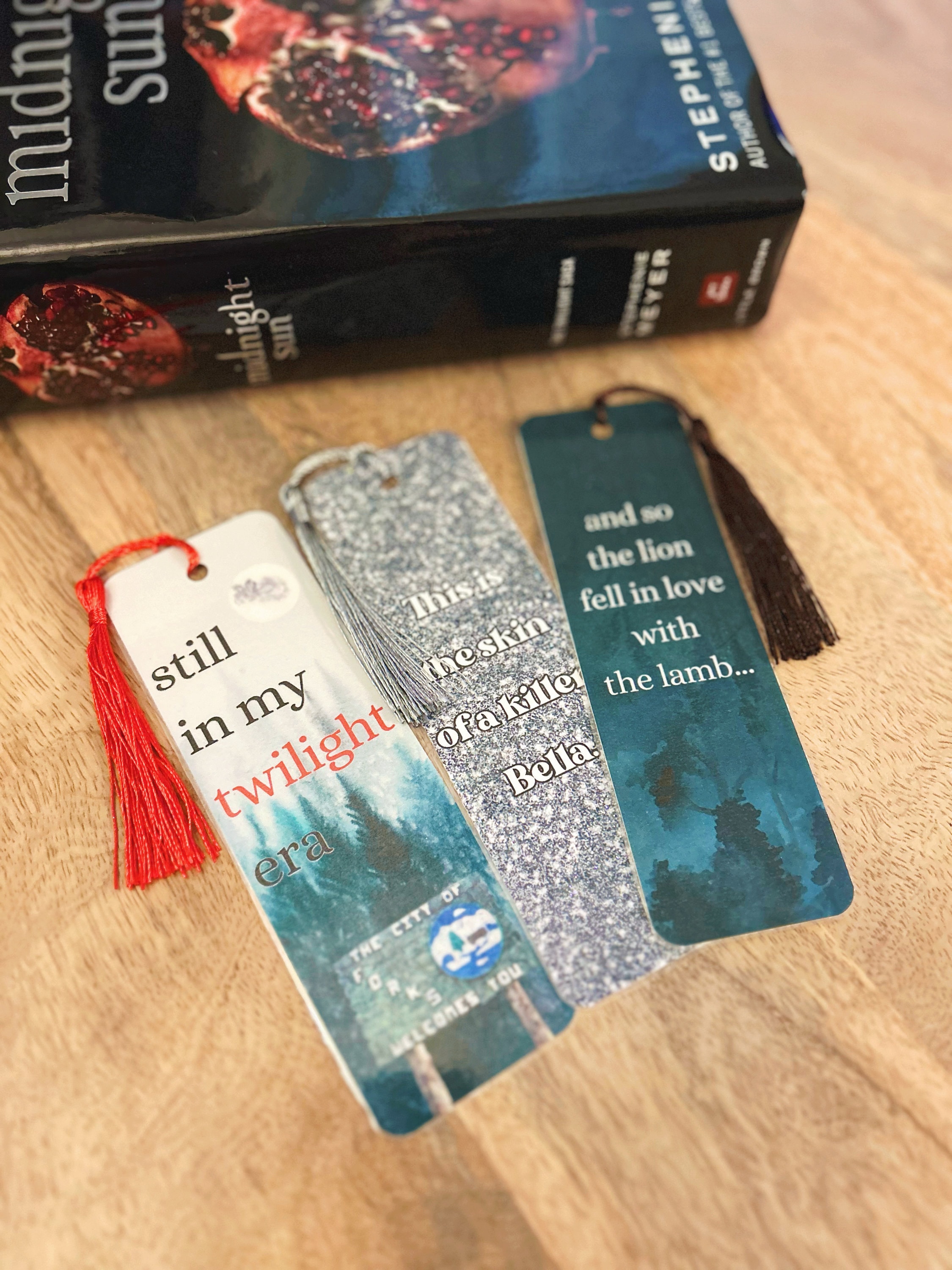 Twilight Bookmarks Edward Cullen Bella Swan Twilight Saga Forks ...