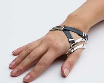 Arthritis Ring for Lateral Deviation,925 Sterling Silver Ring,splint ...