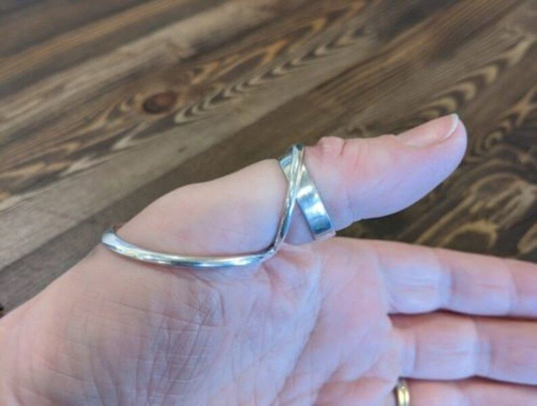 Thumb Splint MCP 925 Silver Ring, MCP Hyperextension Splint, Arthritis ...