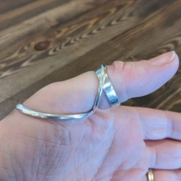 Silver Ring Splint - Etsy