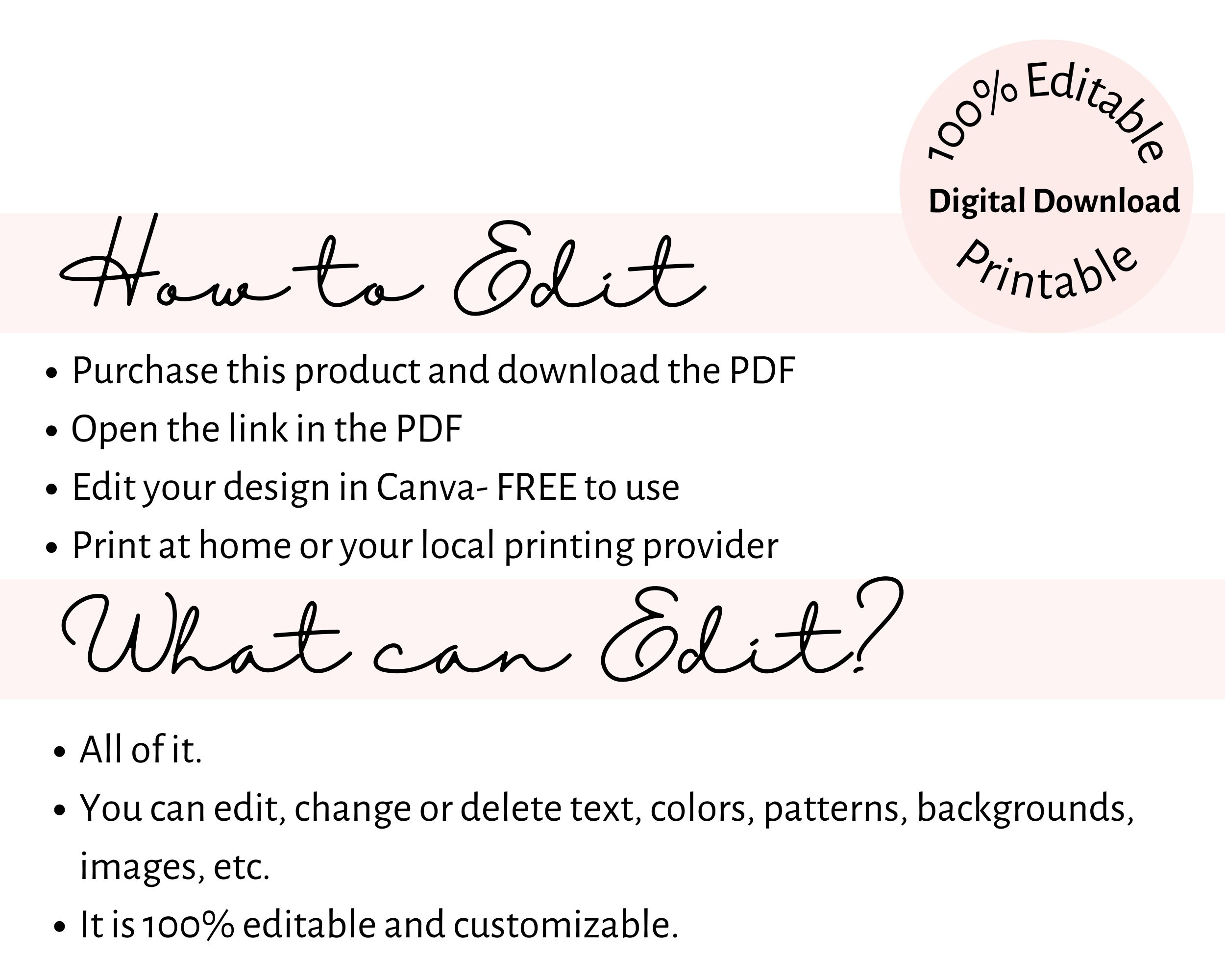 T-shirt Order Form Editable Printable PDF for Small - Etsy