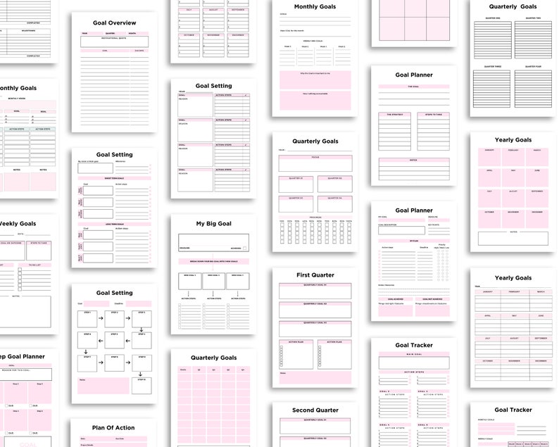 Girl Boss Planner Printable 2025 Boss Babe Planner, Luxury Digital Girl ...