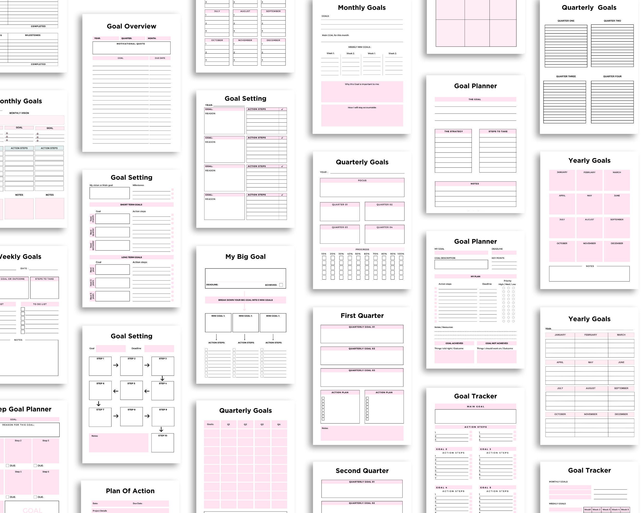 Girl Boss Planner Printable 2025 Boss Babe Planner, Luxury Digital Girl ...
