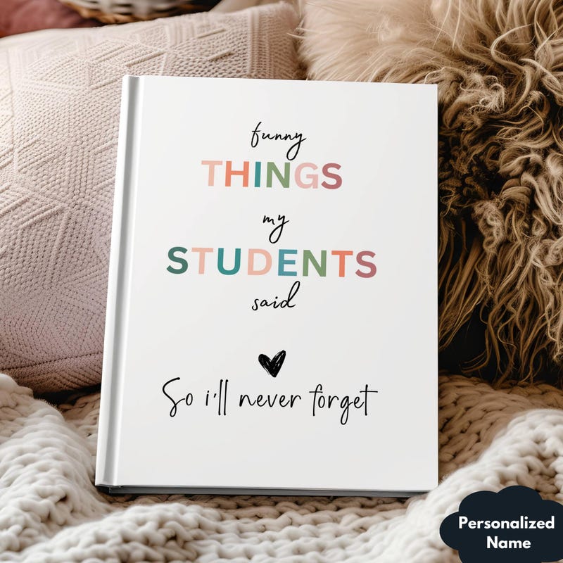 Funny Things Said Book - Etsy