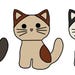 Felt Cute Kitty PDF Pattern, Cat Felt Decoration, Hand Sewing Tutorial ...