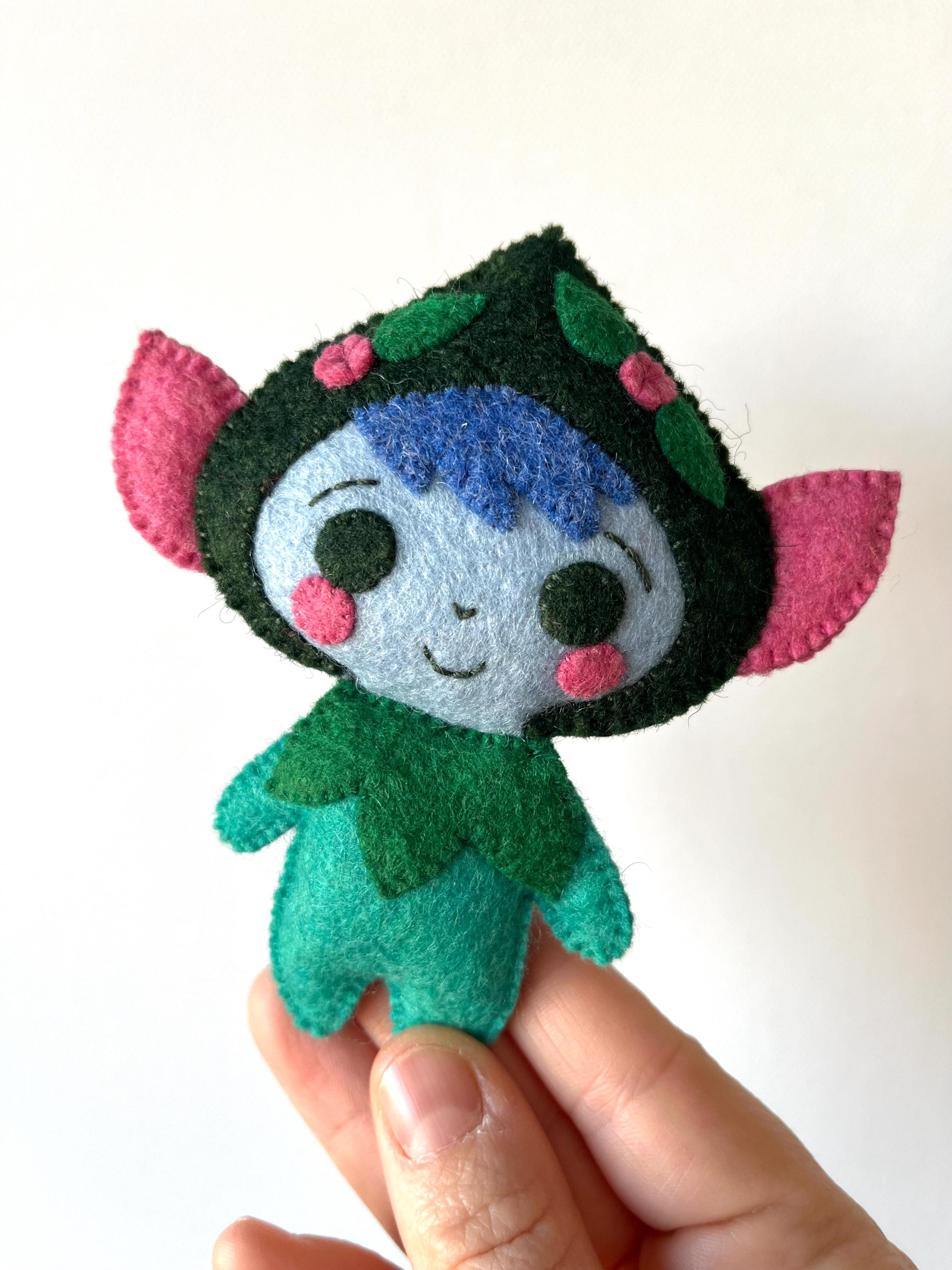 Felt Forest Elf PDF Pattern, Handmade Toy Tutorial, Felt Gnome Plush ...