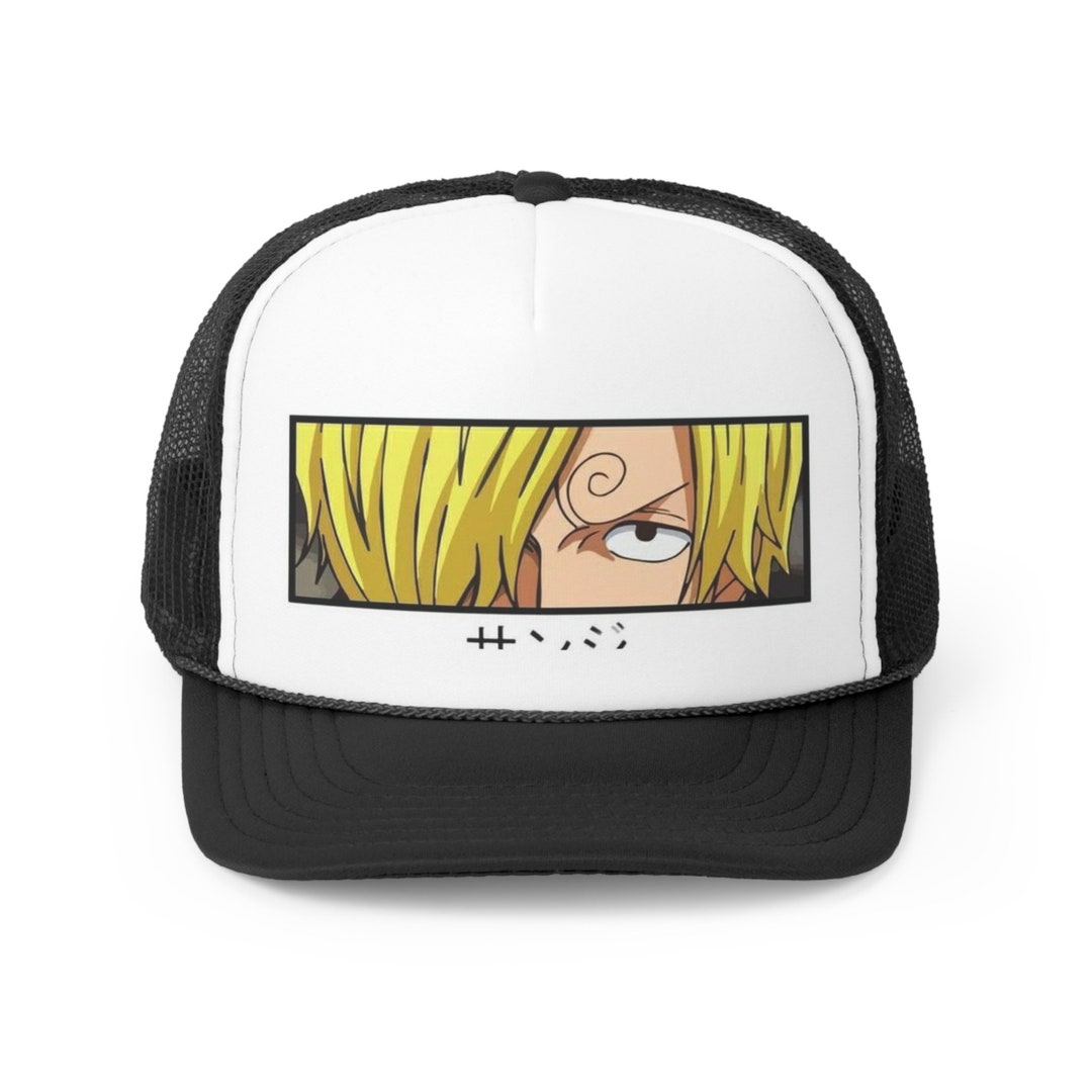Sanji Vinsmoke, Black Leg, Cook, One Piece, Curly Eyebrow Trucker Caps ...