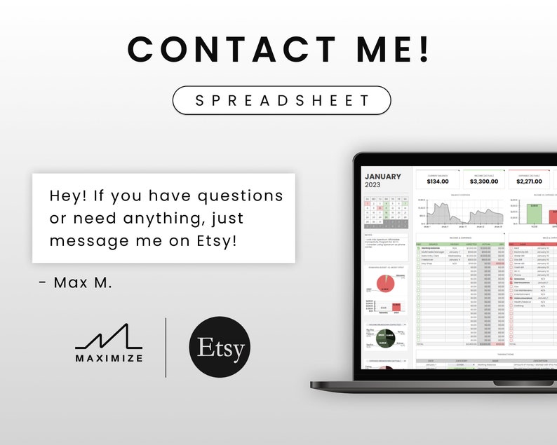 Monthly Budget Spreadsheet Template for Google Sheets Budget Template ...