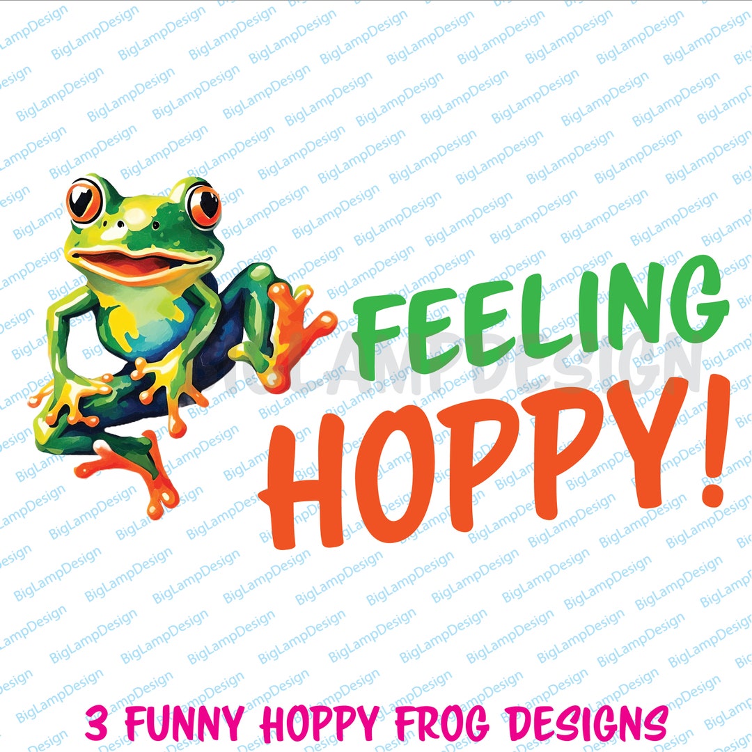 New 3 Hoppy Frogs SVG/PNG/PDF File Digital Download Print & Cut Clipart ...